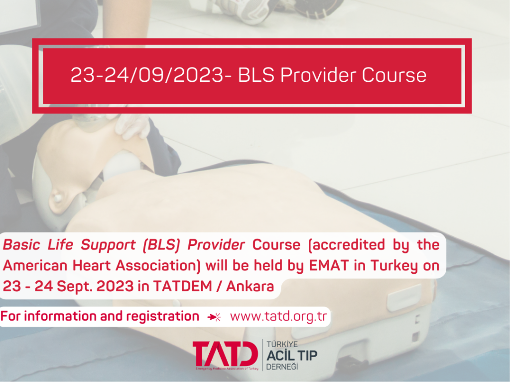 AHA BLS Kursu 24 Eylül 2023, Ankara – TATD Mağaza | Eğitimler ...